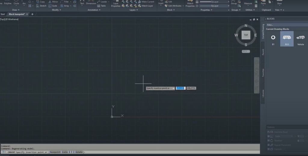 AutoCAD Block Missing/ Move Block Insertion Point - CADBright