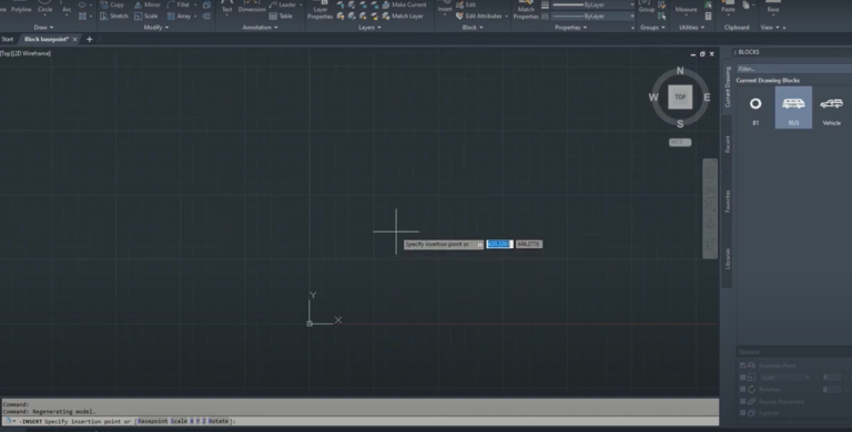AutoCAD Block Missing/ Move Block Insertion Point - CADBright