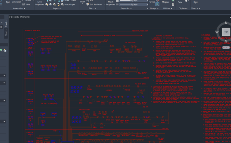 Download Free High Quality Fire Alarm AutoCAD Drawings - CADBright